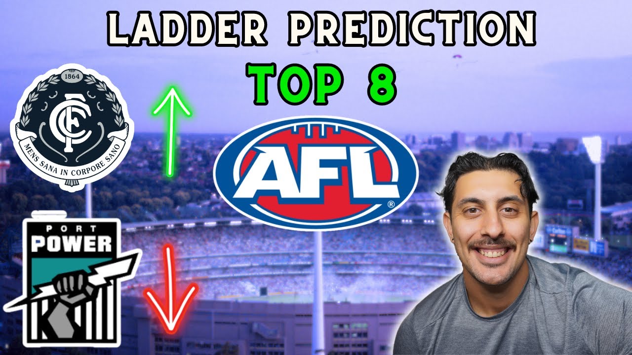 AFL Ladder Predictions 2024 - Top 8 - YouTube