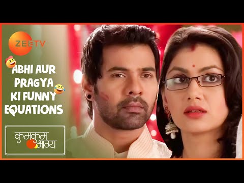 Abhi के गाल पर Pragya की Lipstick | Kumkum Bhagya | Abhi aur Pragya ki Funny Equations | Zee TV