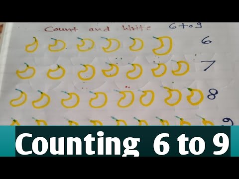 Basic maths start Counting 1 to 5 Counting 6 to 9 @kidscornerwithtn ...