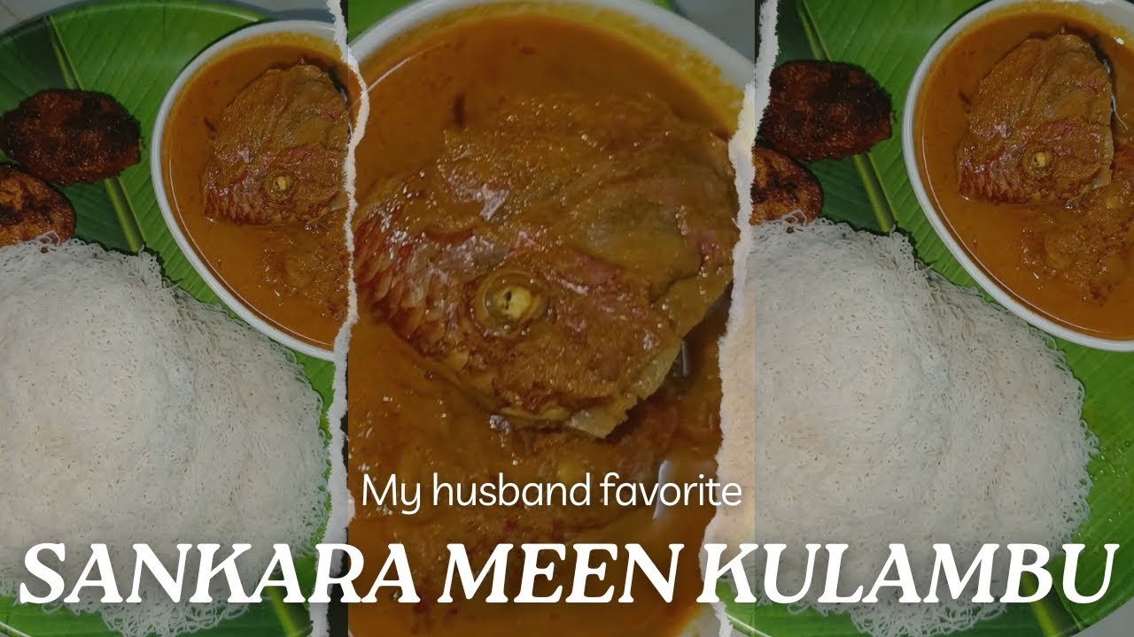 My Husband Favorite SANKARA MEEN KULAMBU Recipe In Tamil🥰சங்கரா மீன் ...