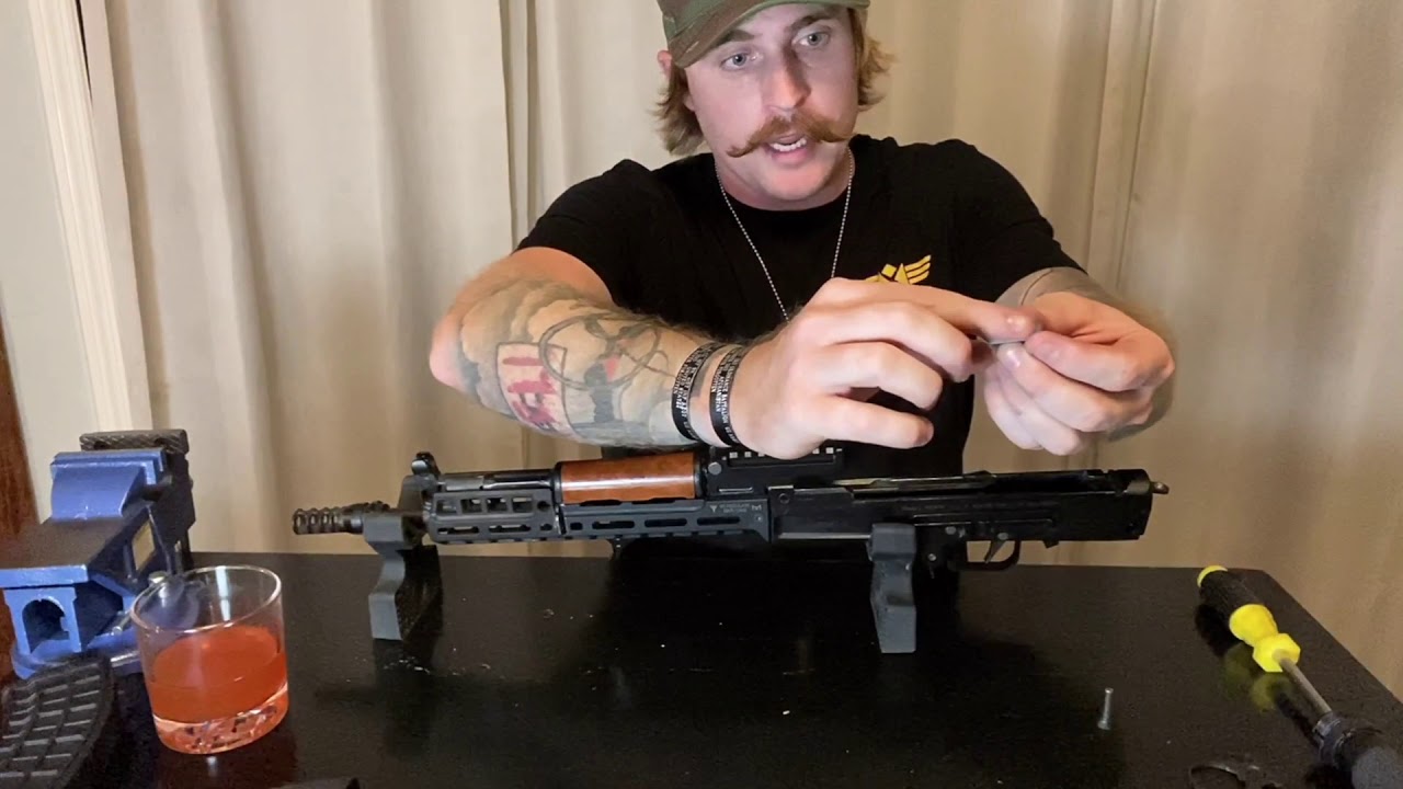 Jmac Customs M4-AK Adapter Install(milled AK-Arsenal Sam7r) - YouTube