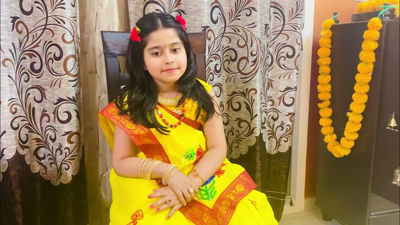 Sreejana Saraswati Puja # Jaya Jaya Devi Charachara Saare# - YouTube