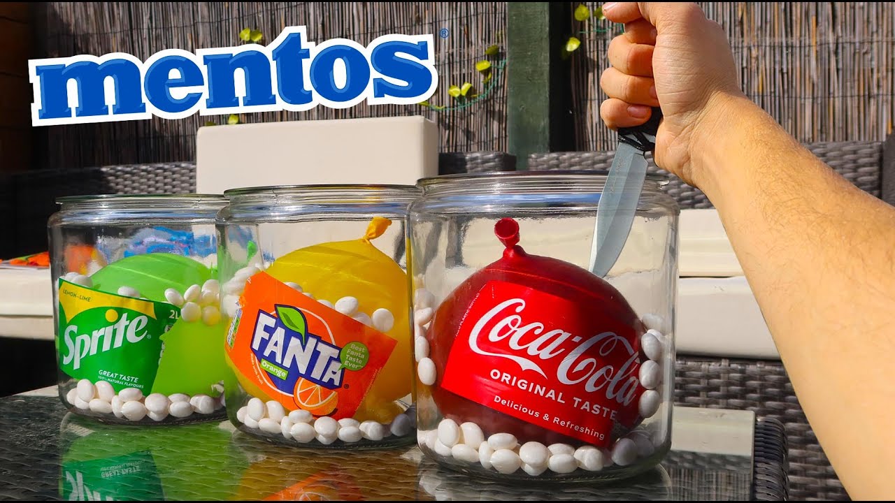 Mentos VS Coca Cola - YouTube