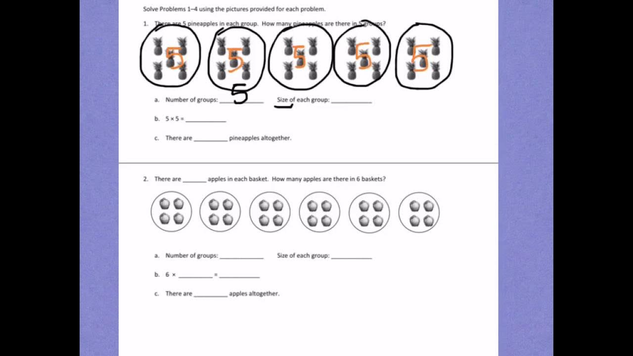 Engage NY Third Grade Module 1 Lesson 3 front - YouTube