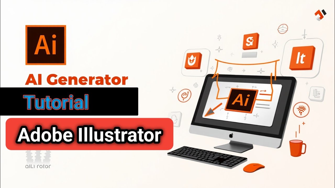 Adobe Illustrator Ai Generator Tutorial And How To Use It - YouTube