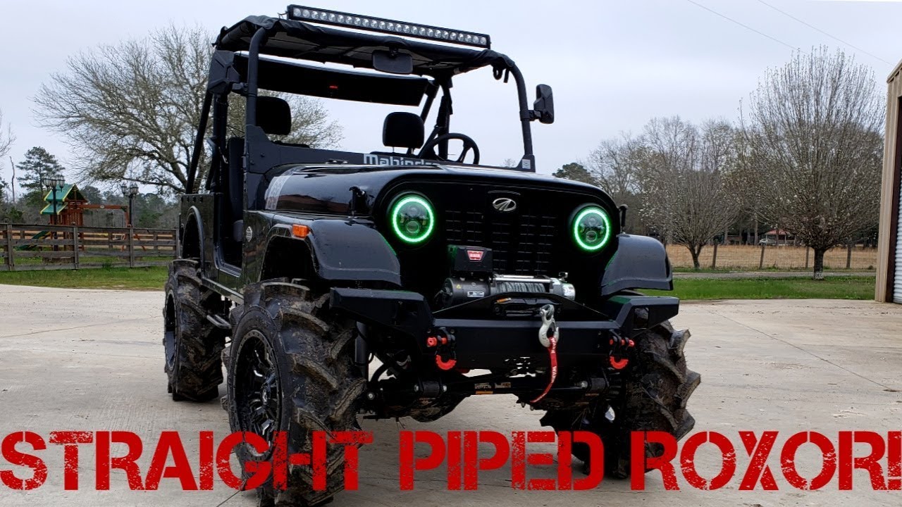 RXR PERFORMANCE 2.5in STRAIGHT PIPED ROXOR! - YouTube