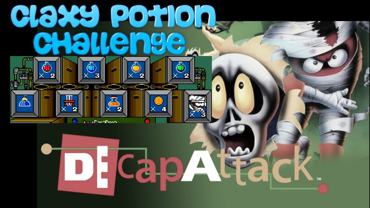 Claxy Potion Challenges - DeCap Attack (Mega Drive) #retroachievements - YouTube