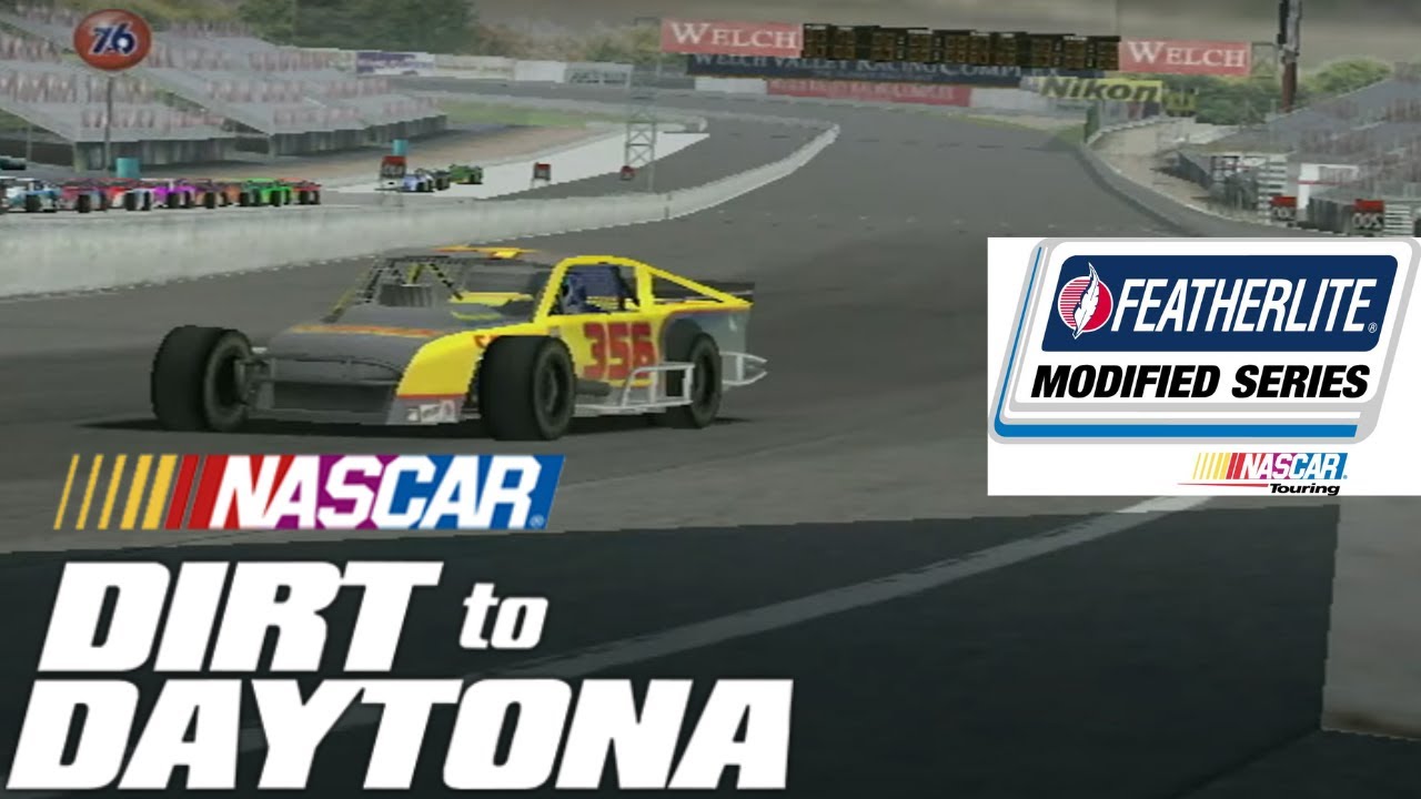 NASCAR Dirt to Daytona - Welch Valley Racing Complex Gameplay - YouTube