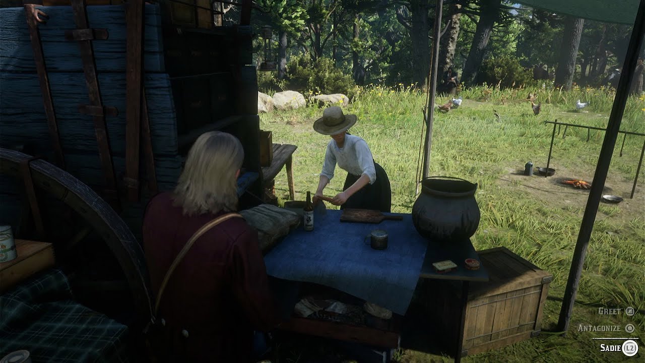 Arthur Cooking with Ms. Adler | Red Dead Redemption 2 - YouTube
