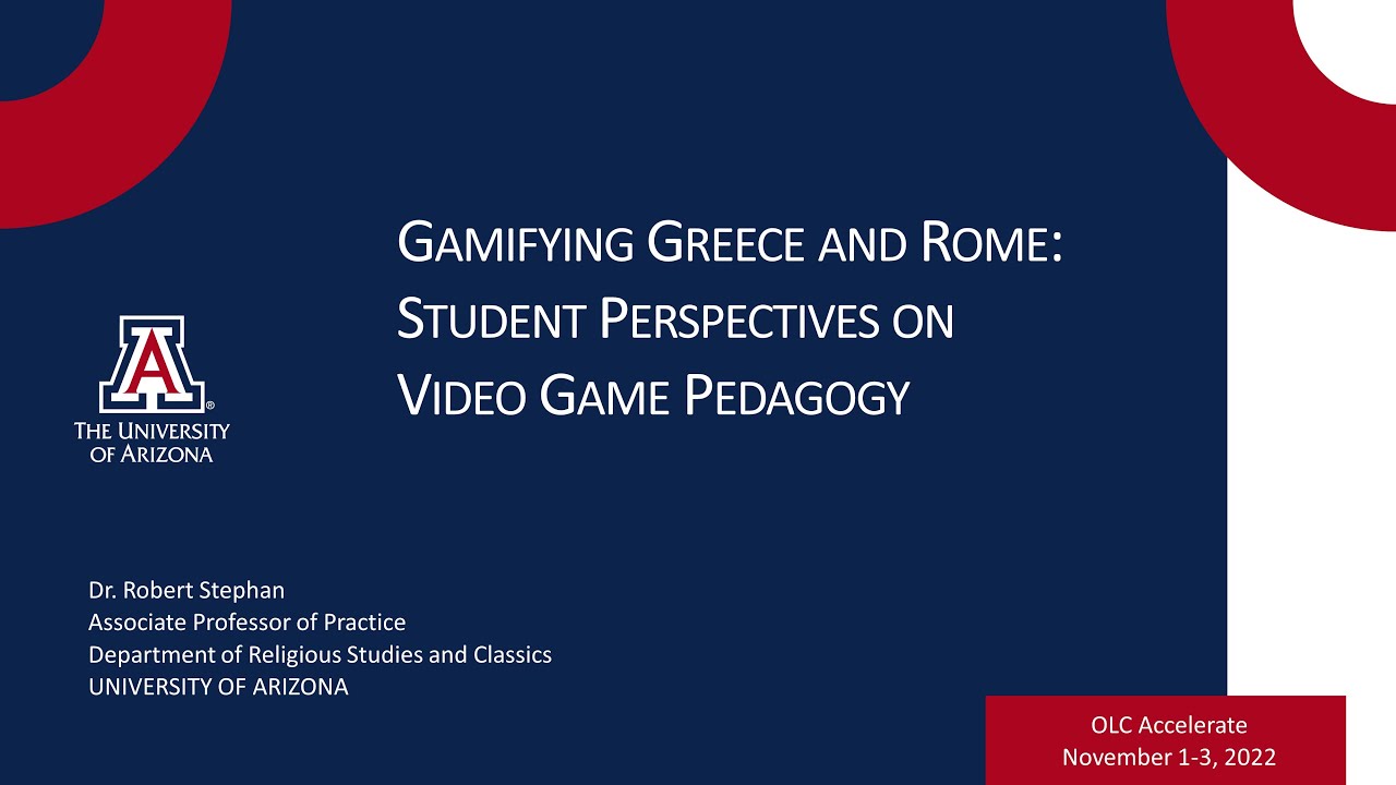 Gamifying Greece and Rome: Student Perspectives on Video Game Pedagogy ...