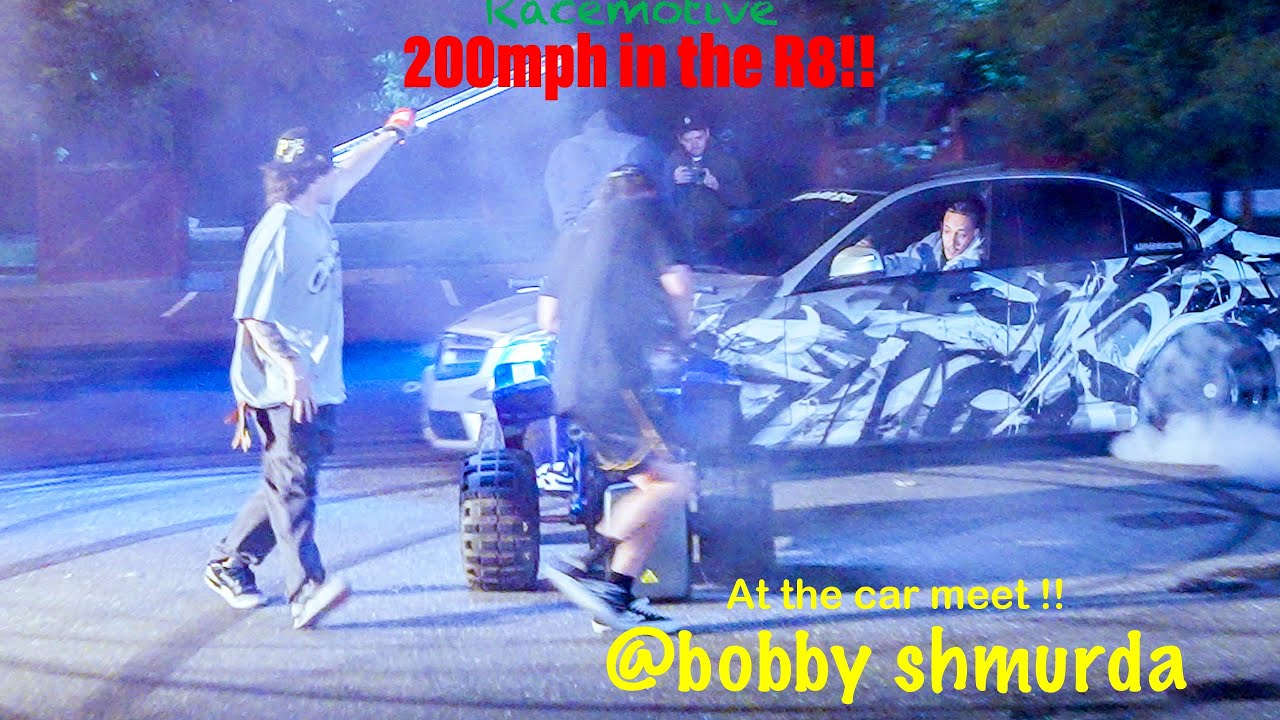 Taking Bobby Shmurda to a car meet!! 200mph in the R8 1,700 feet at ...