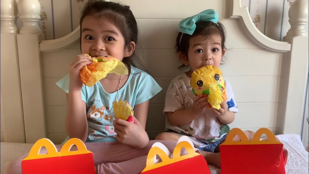 DIY Paper Squishy Happy Meal | Baby Playful - YouTube