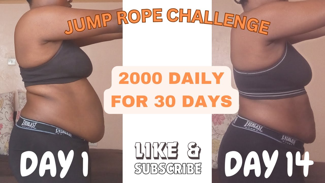 14 DAY JUMP ROPE CHALLENGE TRANSFORMATION + Realistic Results! - YouTube