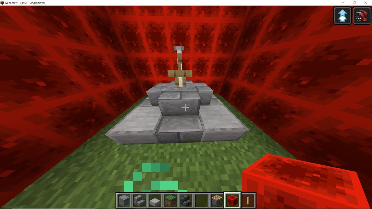 How to put sward in ground /Minecraft - YouTube