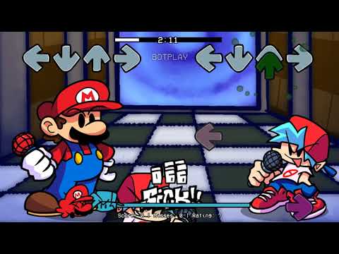 FNF: Water World Charted / Mario VS Boyfriend Friday Night Funkin ...