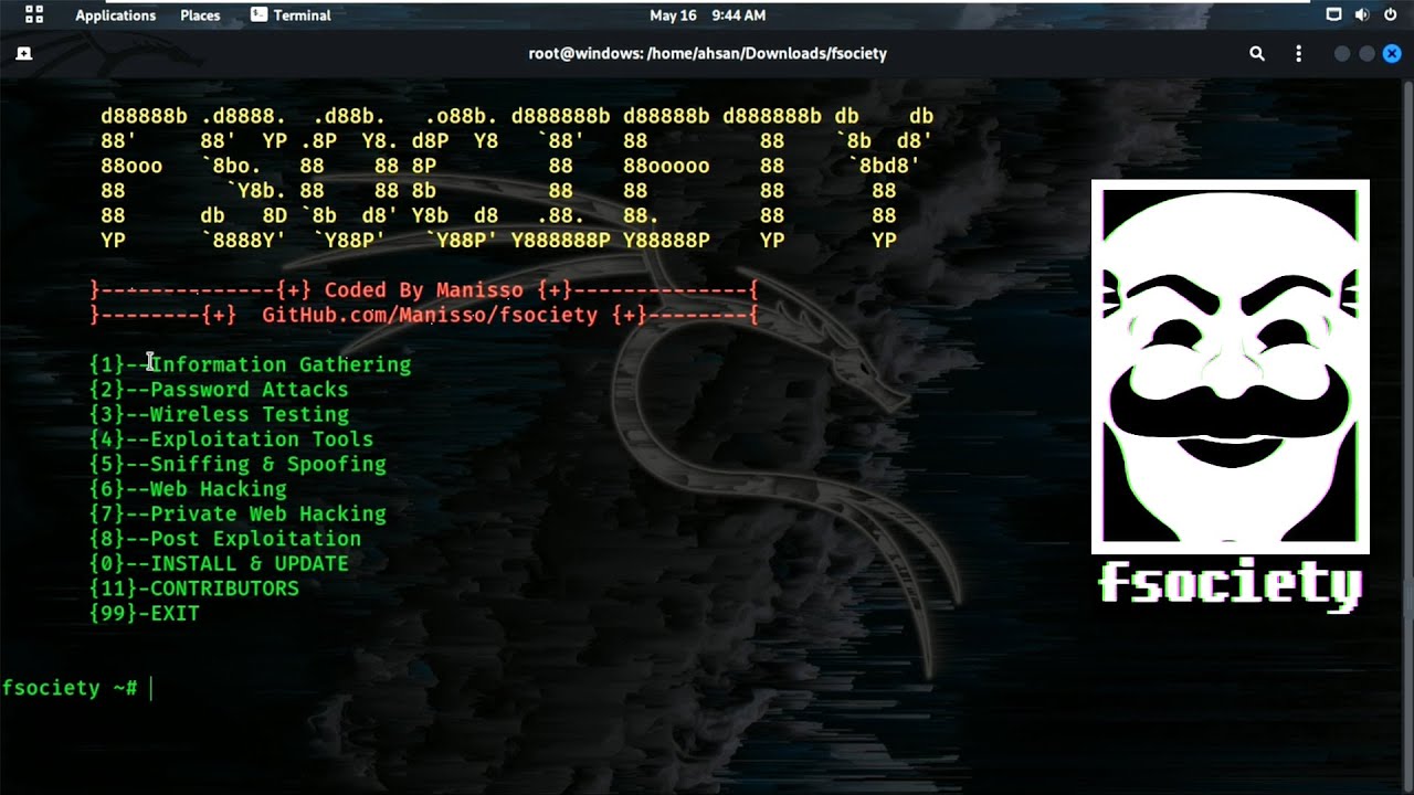 Fsociety Tool h*cking tutorial 🤯 - YouTube
