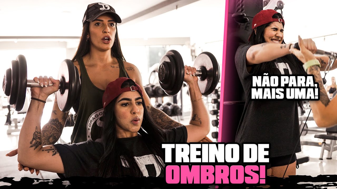 TREINO COMPLETO DE OMBROS PARA MULHERES | ALINE ANTIQUEIRA NÃO PERDOOU ...