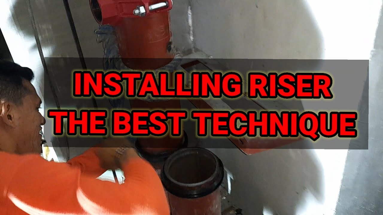 INSTALLING RISER PIPE - YouTube