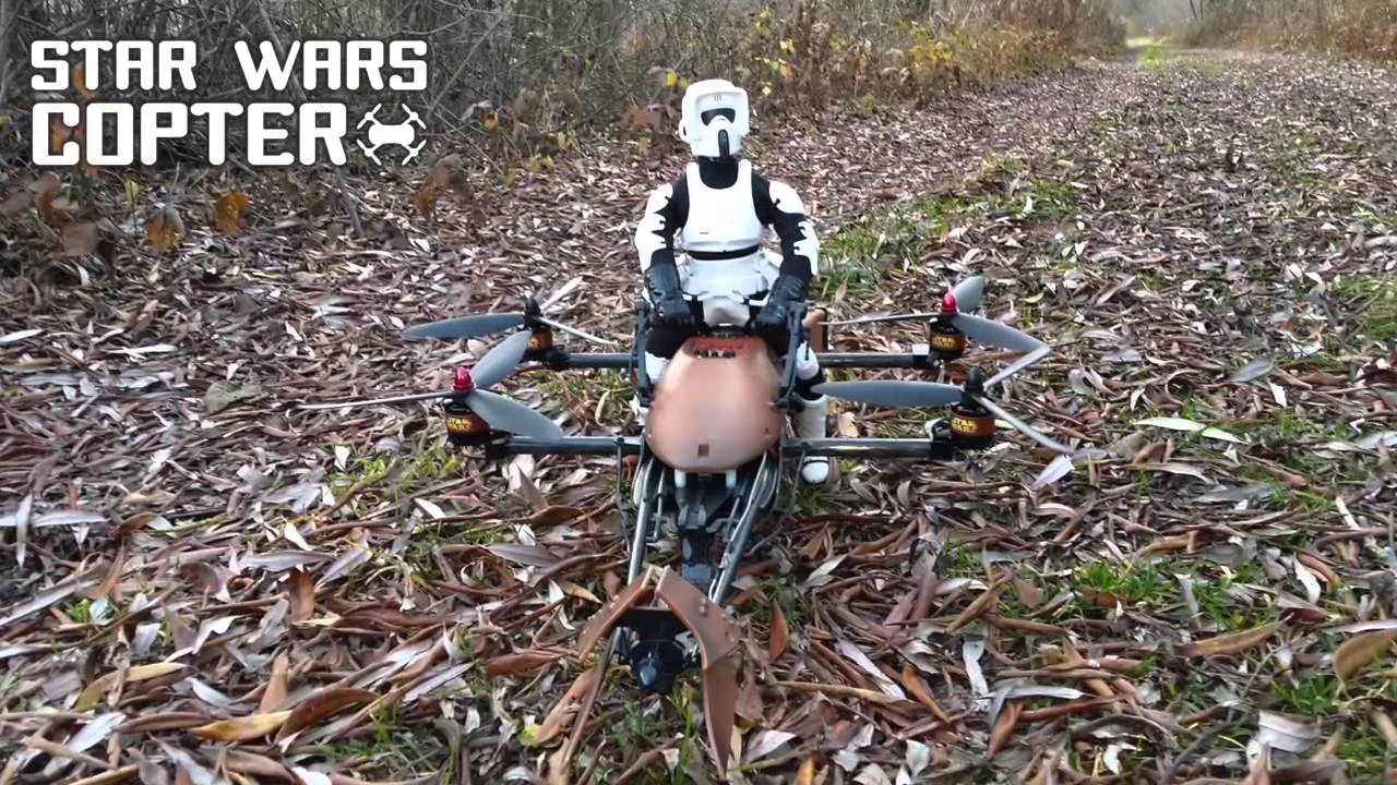 Speeder Bike Copter - Star Wars Copter - YouTube