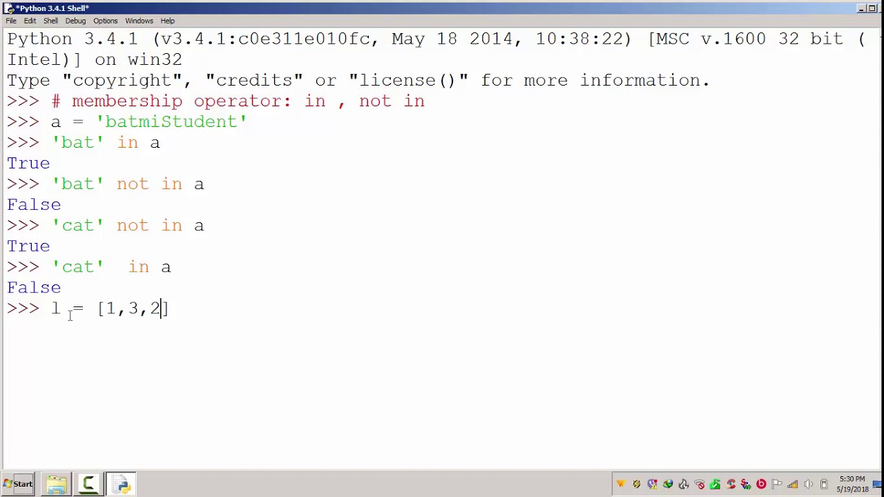 Polytechnique Python বাংলা Tutorial Chapter 5 identity operator part 5 - YouTube