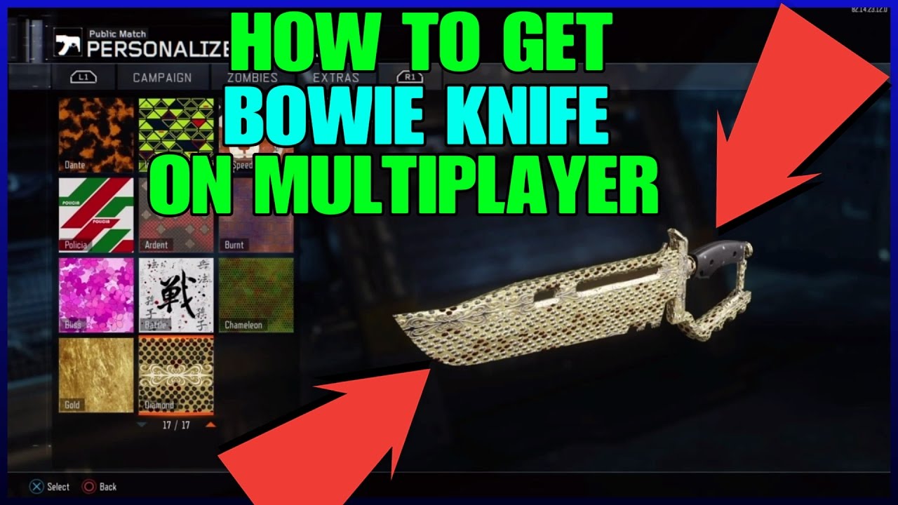How to get the Bowie knife on BO3 !!!(ps4 , xbox1 , ps3 ,xbox360 ...