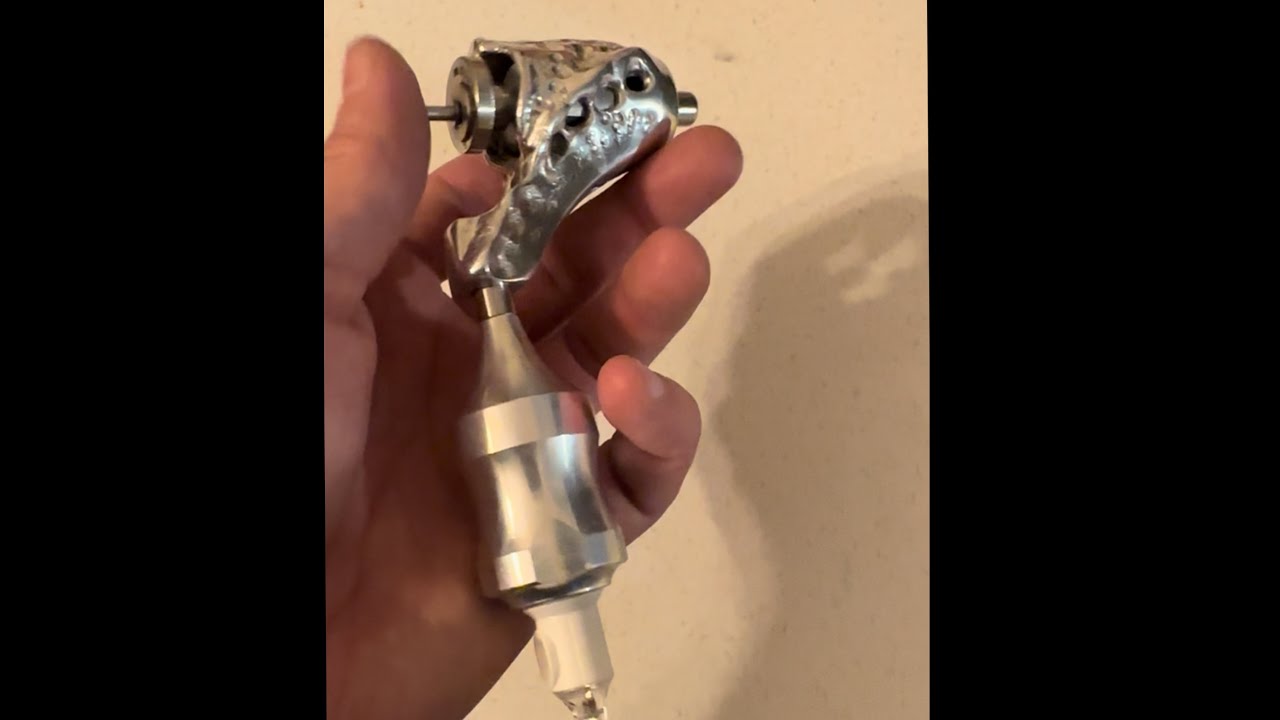 Handmade rotary tattoo machine start to finish - YouTube