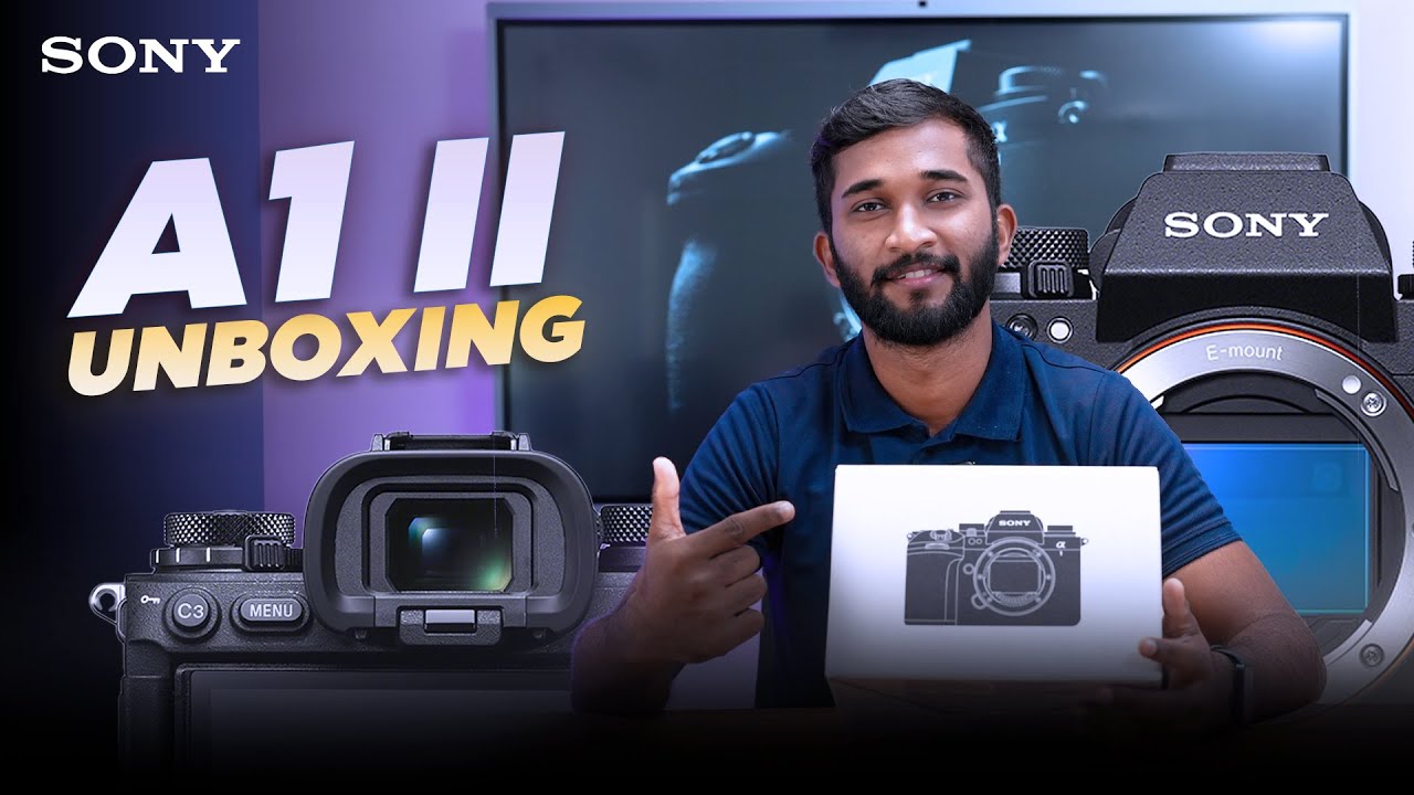 Sony Alpha a1 II Mirrorless Camera Unboxing එක 😍 - YouTube