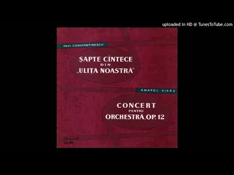 Paul Constantinescu Sapte Cantece din \