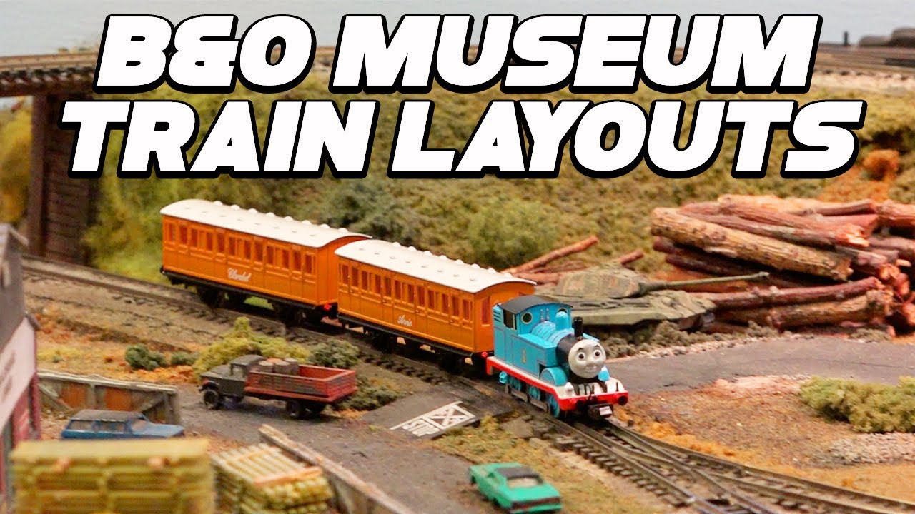 Model Trains GALORE At The B&O Museum! - YouTube