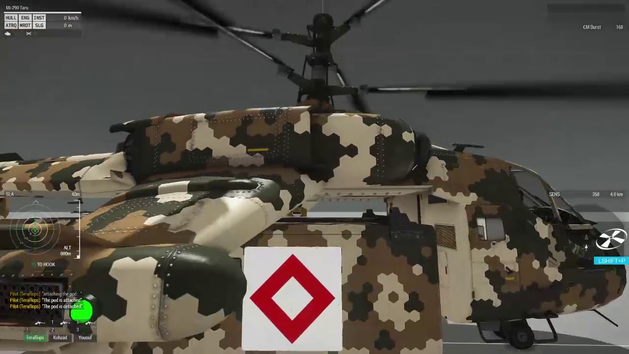 Arma3 simple Taru attachment script - YouTube