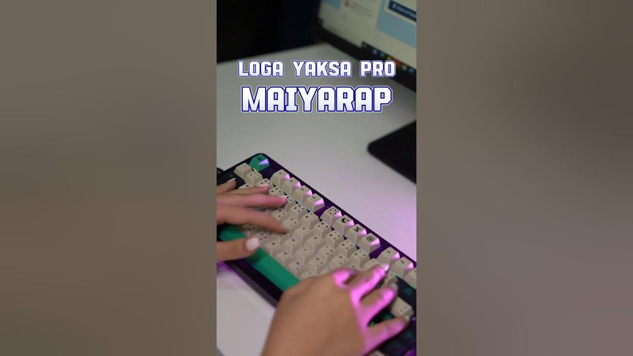 ASMR LOGA YAKSA PRO 75% CLEAR : MAIYARAP EDITION 🧌 #loga #keyboard #gaming #asmr #คีย์บอร์ด ...