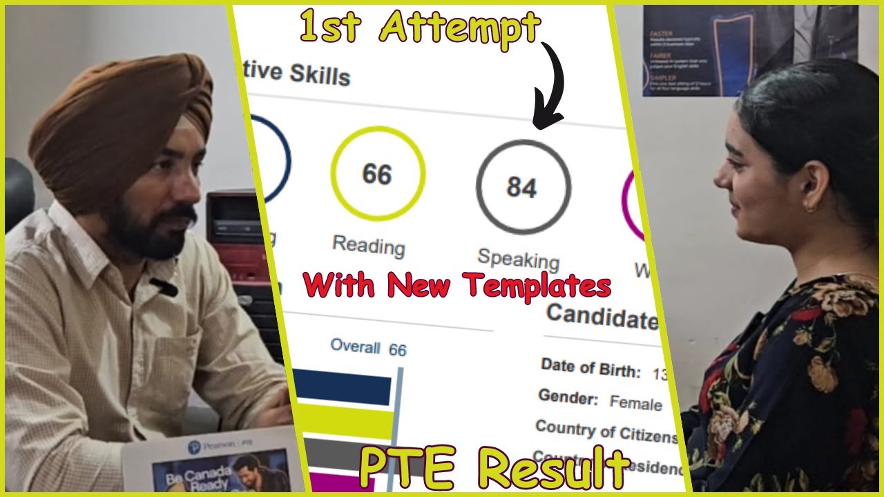 84 in Speaking with New PTE Templates - YouTube