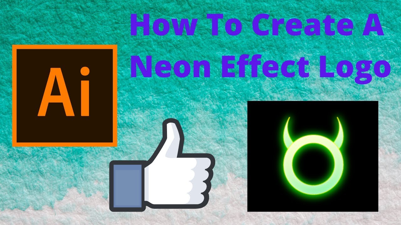 How To Create A Neon Effect Logo - YouTube