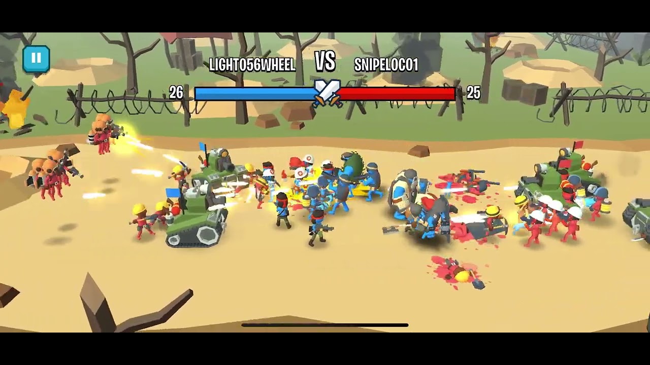 #42 Arena pvp Stick Army World War Strategy - YouTube