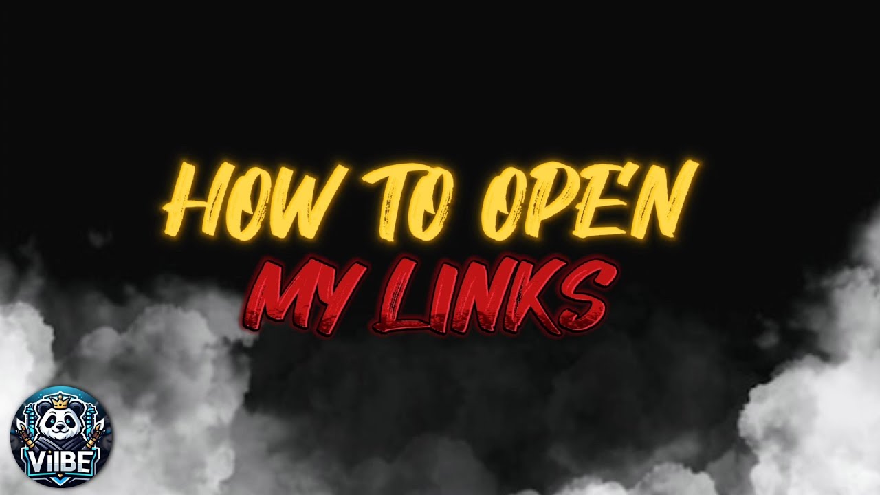 How To Open My Links | How To Open My Download Links - YouTube