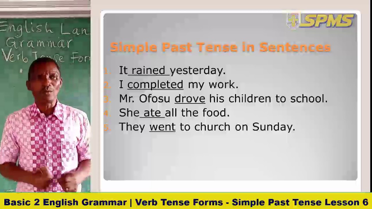 basic 2 english grammar lesson 6 - YouTube