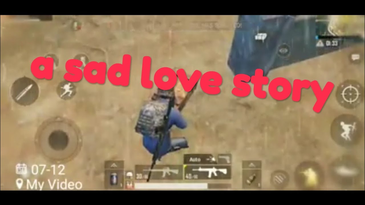 a sad heart break love story #pubg mobile - YouTube