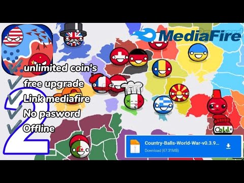 mod apk | Country Ball World War | unlimited coins - YouTube