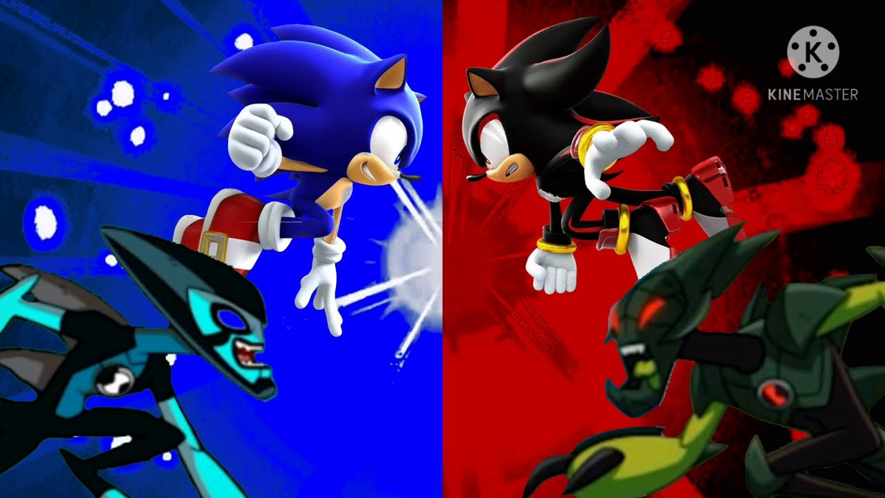 XLR8 & Sonic vs Rush & Shadow 2 Songs | Gotta Go Fast & Iron by Woodkid ...