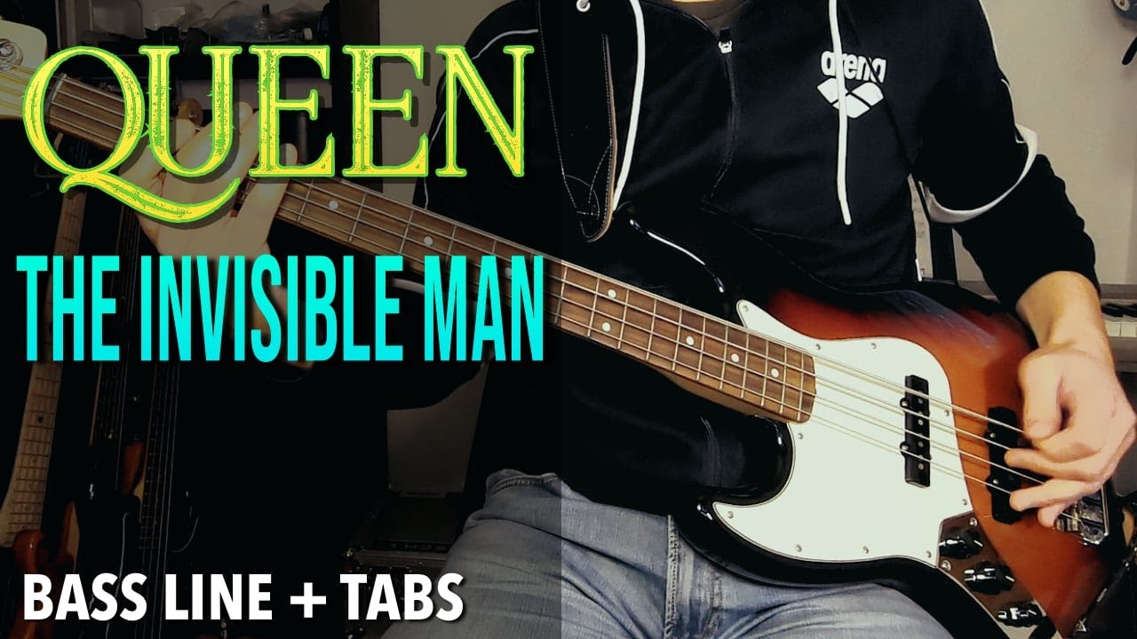 Queen - The Invisible Man /// BASS LINE [Play Along Tabs] - YouTube