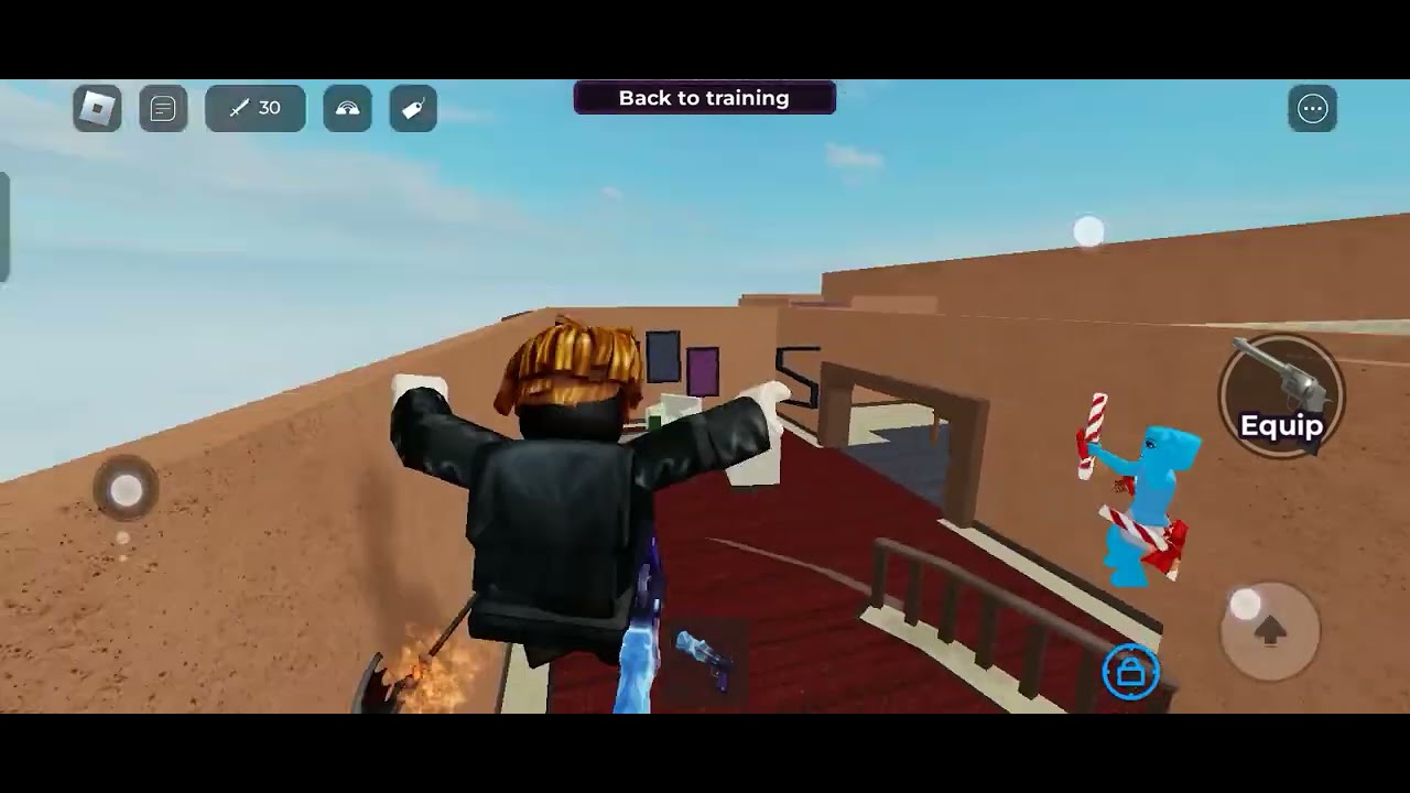 beating a toxic player in mm2 aim trainer - YouTube