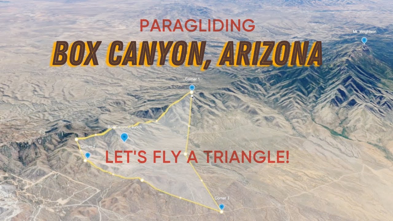 Paragliding Box Canyon 01/2025 | Let's Make a Triangle! - YouTube