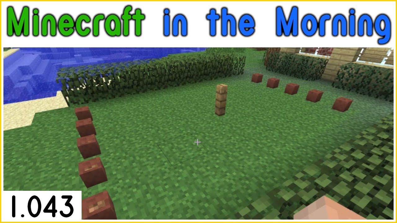 Minecraft in the Morning 1.043 Lawn Game ASMR - YouTube