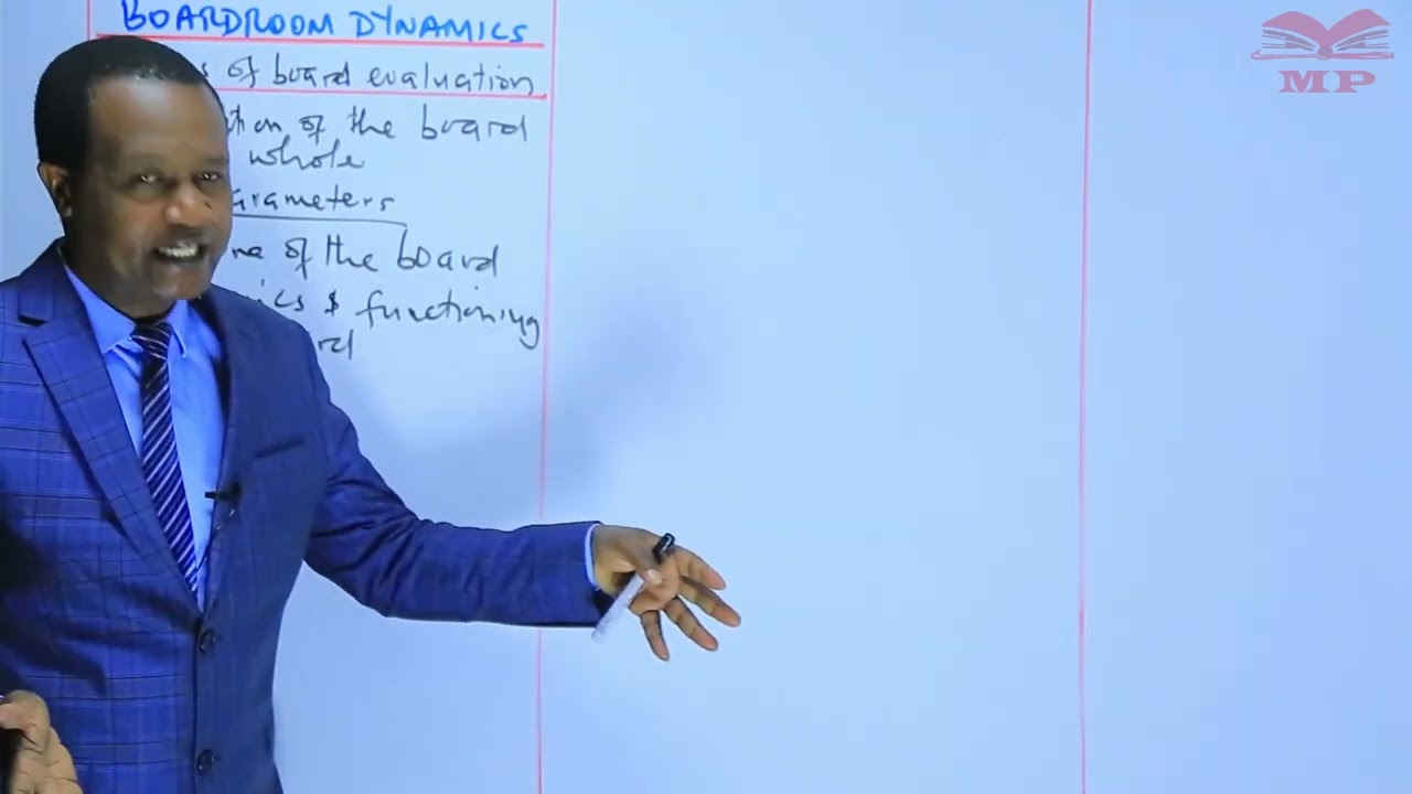 KASNEB-CS-BOARDROOM DYNAMICS-OPTIONS OF BOARD EVALUATION - YouTube