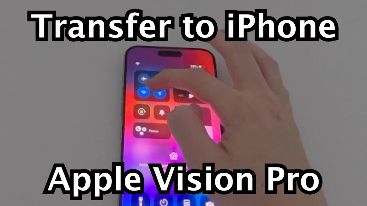 Apple Vision Pro - How to Copy Videos & Photos to iPhone! - YouTube