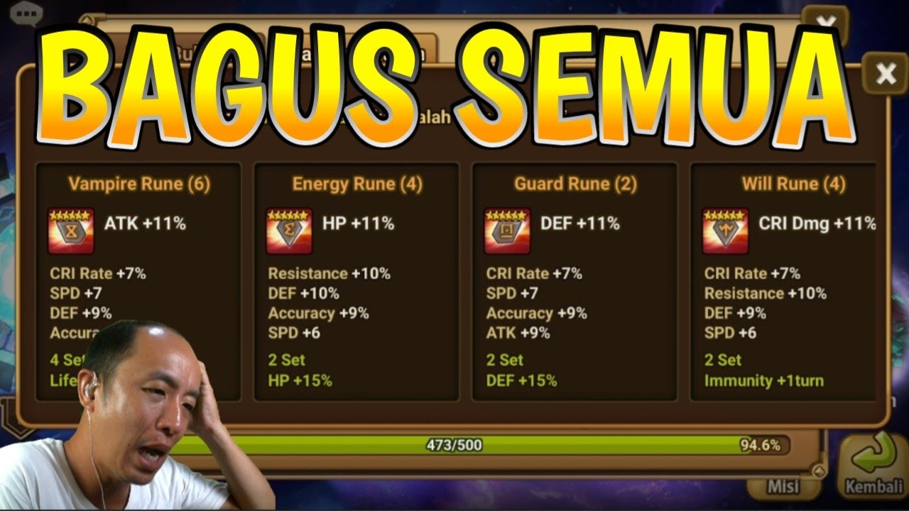 GRATIS Rune Ancient Dimension Hole Summoners War Indonesia - YouTube