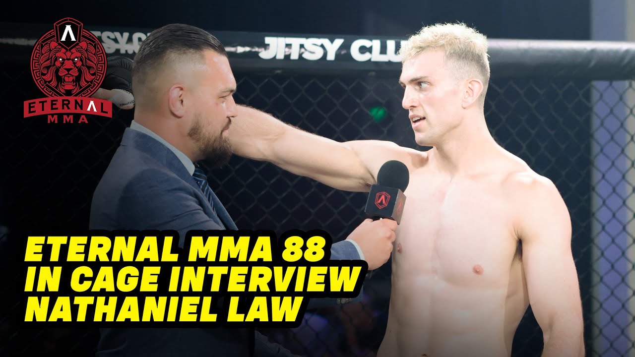 Eternal MMA 88: In Cage Interview: Nathaniel Law - YouTube