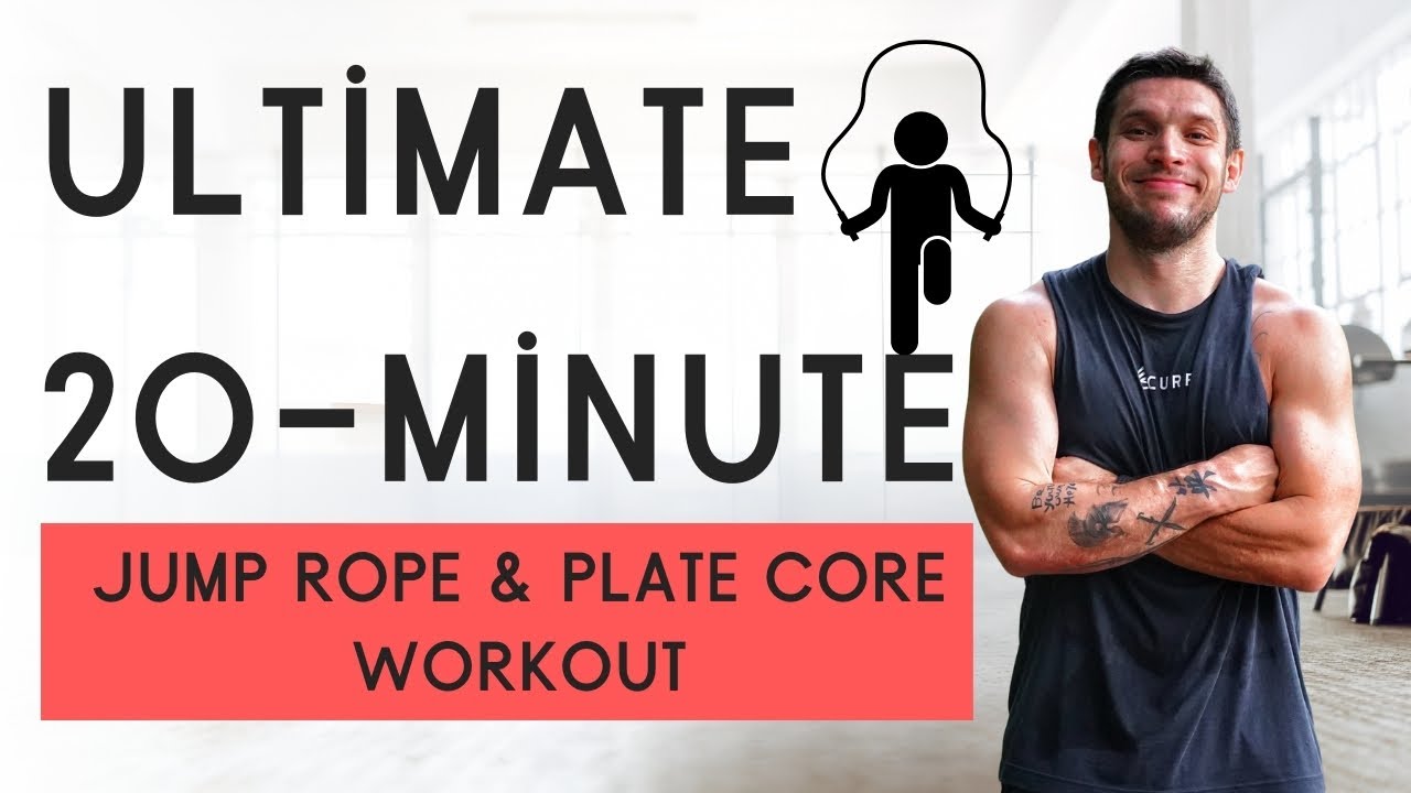Ultimate 20-Minute Jump Rope & Plate Core Workout | Full Body Burn ...