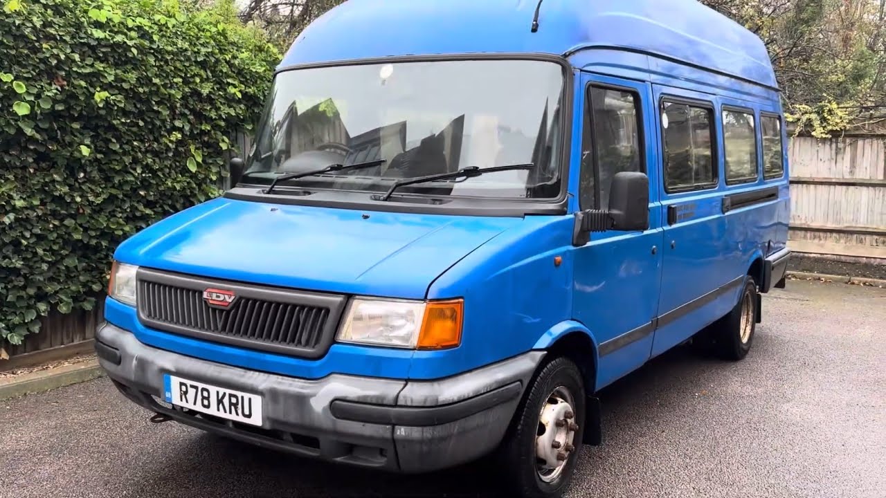 1997 LDV Convoy 2.5 Diesel LWB Minibus - YouTube