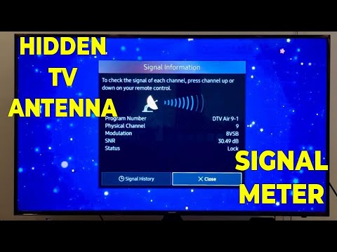 Samsung Smart TV Secret TV Antenna Signal Meter - YouTube